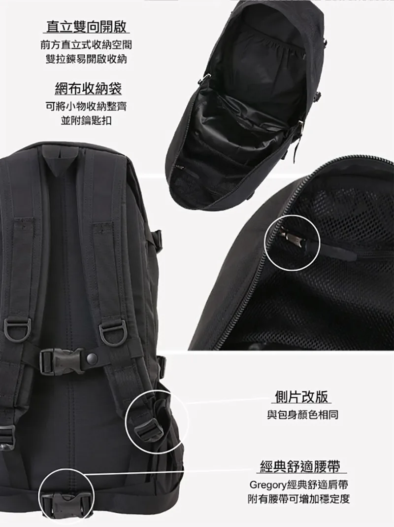 GREGORY 22L ALL DAY 後背包 電腦包/休閒包 經典黑 - GREGORY 背包|登山包-台灣戶外精選品牌